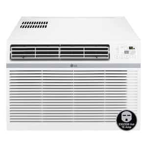 LG 14,000 BTU 115-Volt Window Air Conditioner Unit Cools 700 sq. ft ...