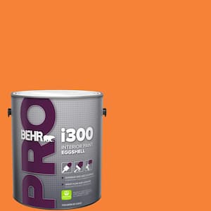 BEHR PRO 1 gal. #230B-6 Orange Burst Low Luster Exterior Paint PR62301 ...