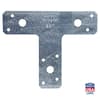 Simpson Strong-Tie 6 in. x 5 in. 14-Gauge Galvanized T Strap 66T - The ...