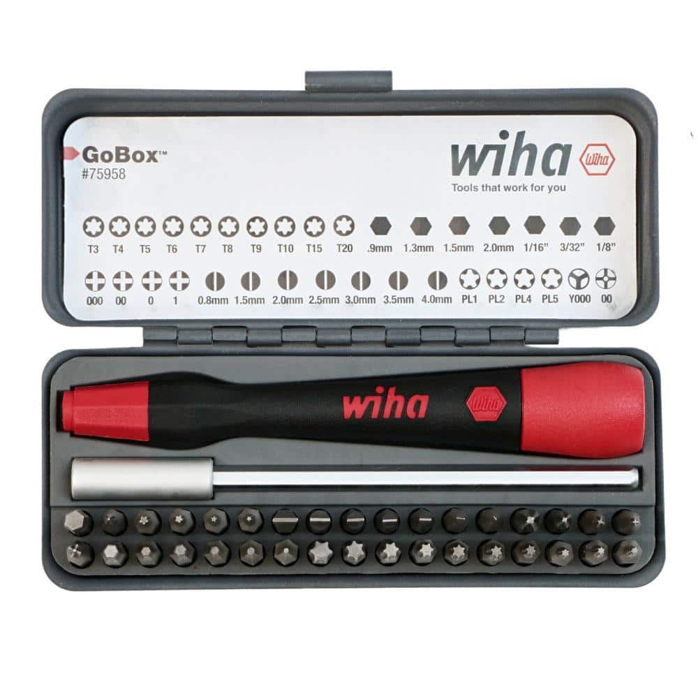 Wiha GoBox Precision Micro Bit Screwdriver (36-Piece) 75958 - The Home Depot