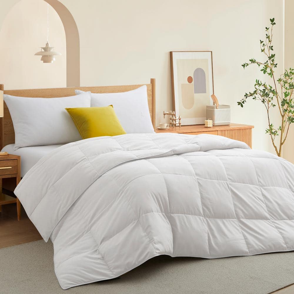 Summer White Twin Size Goose Down Comforter HD-PD-GC15007-T - The Home ...