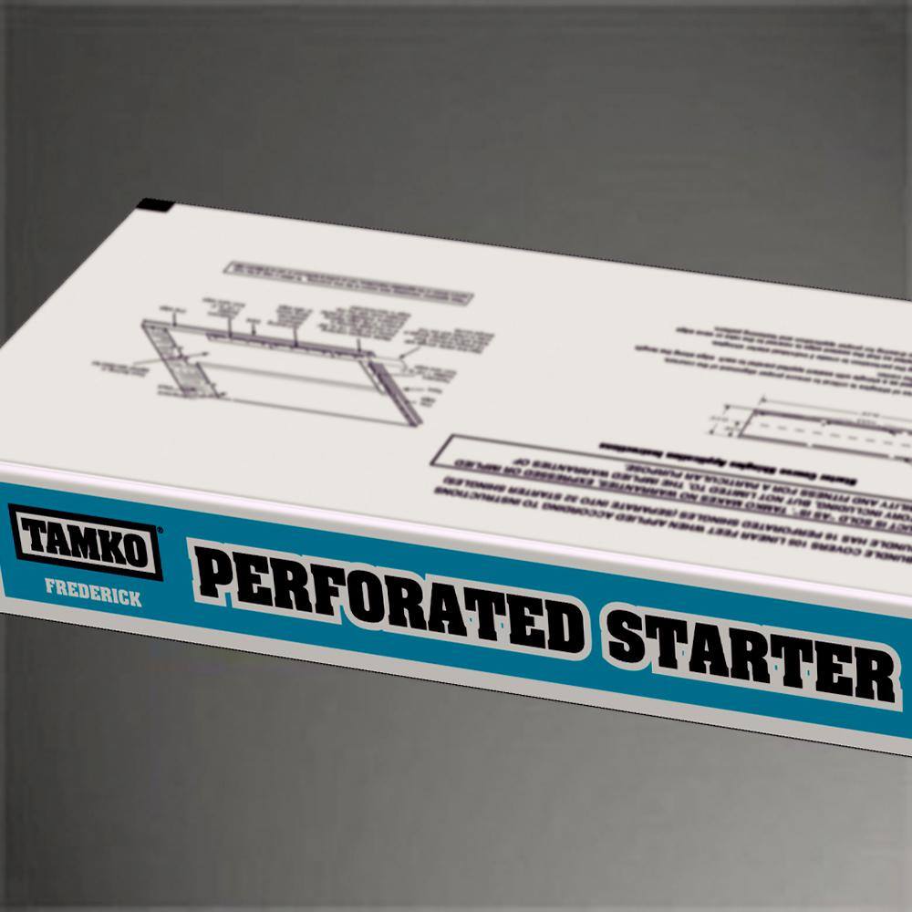 Tamko Perforated Starter 105 lin. ft. Eave and Rake Roofing Starter ...