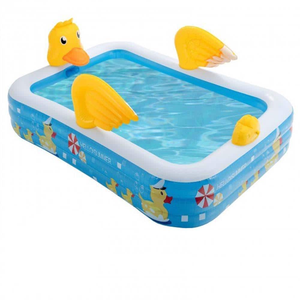 Sudzendf 96.5 in. x 68 in. x 37.5 in. Rectangular Duck Themed ...