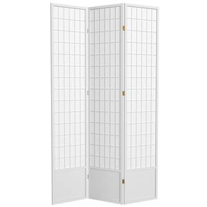RED LANTERN 7 ft. Rosewood 3-Panel Room Divider 84WP-RWD-3P - The Home ...
