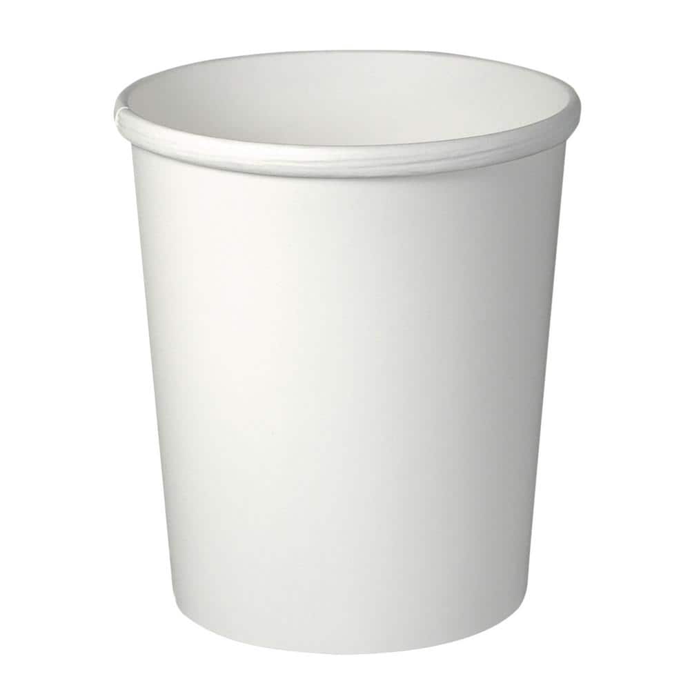 SOLO Flexstyle 32 oz. White Double Poly Paper Containers (500-Pack ...