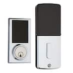 Kwikset SmartCode 270 Contemporary Matte Black Touchpad Single Cylinder ...