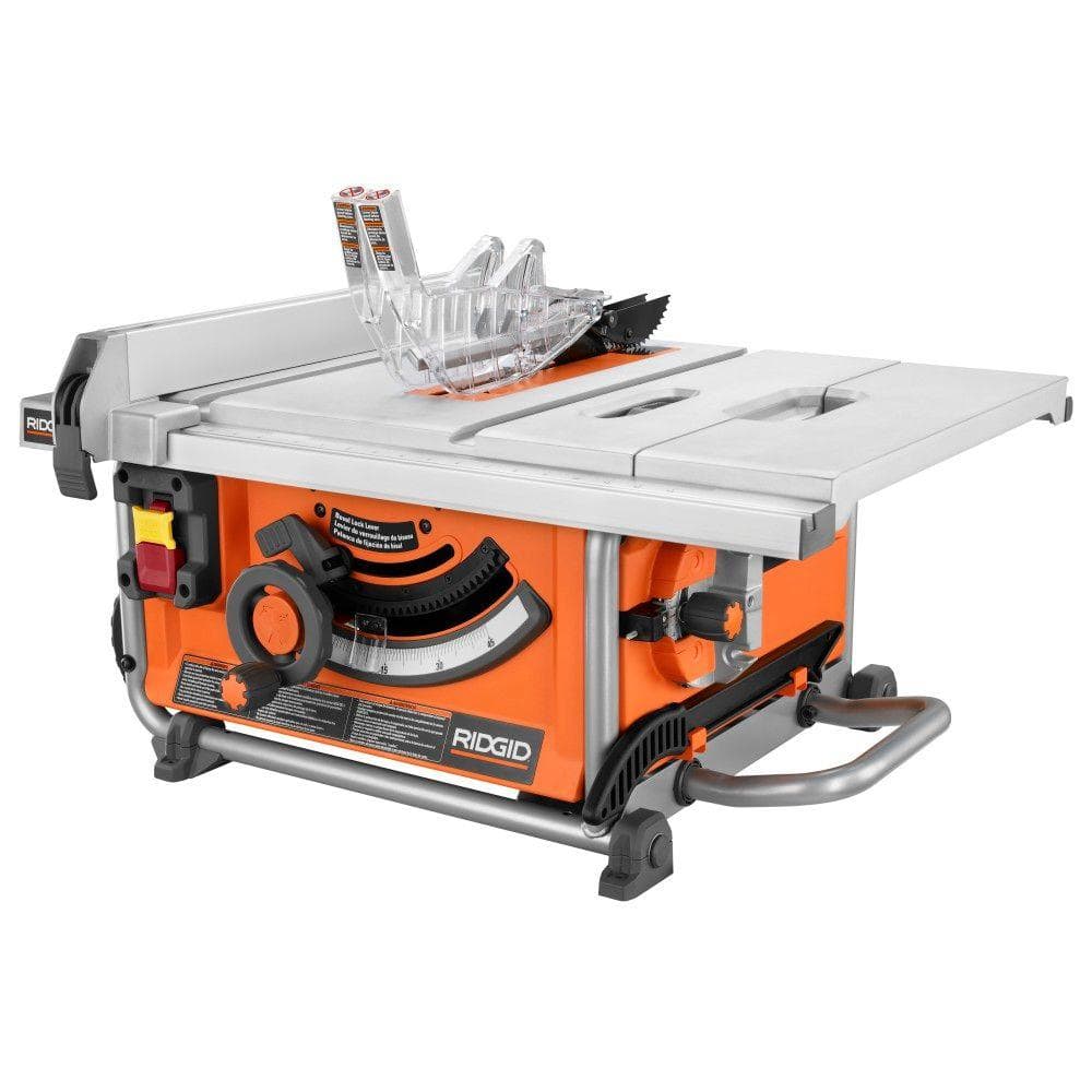 RIDGID 15 Amp 10 in. Compact Table Saw R4516 - The Home Depot