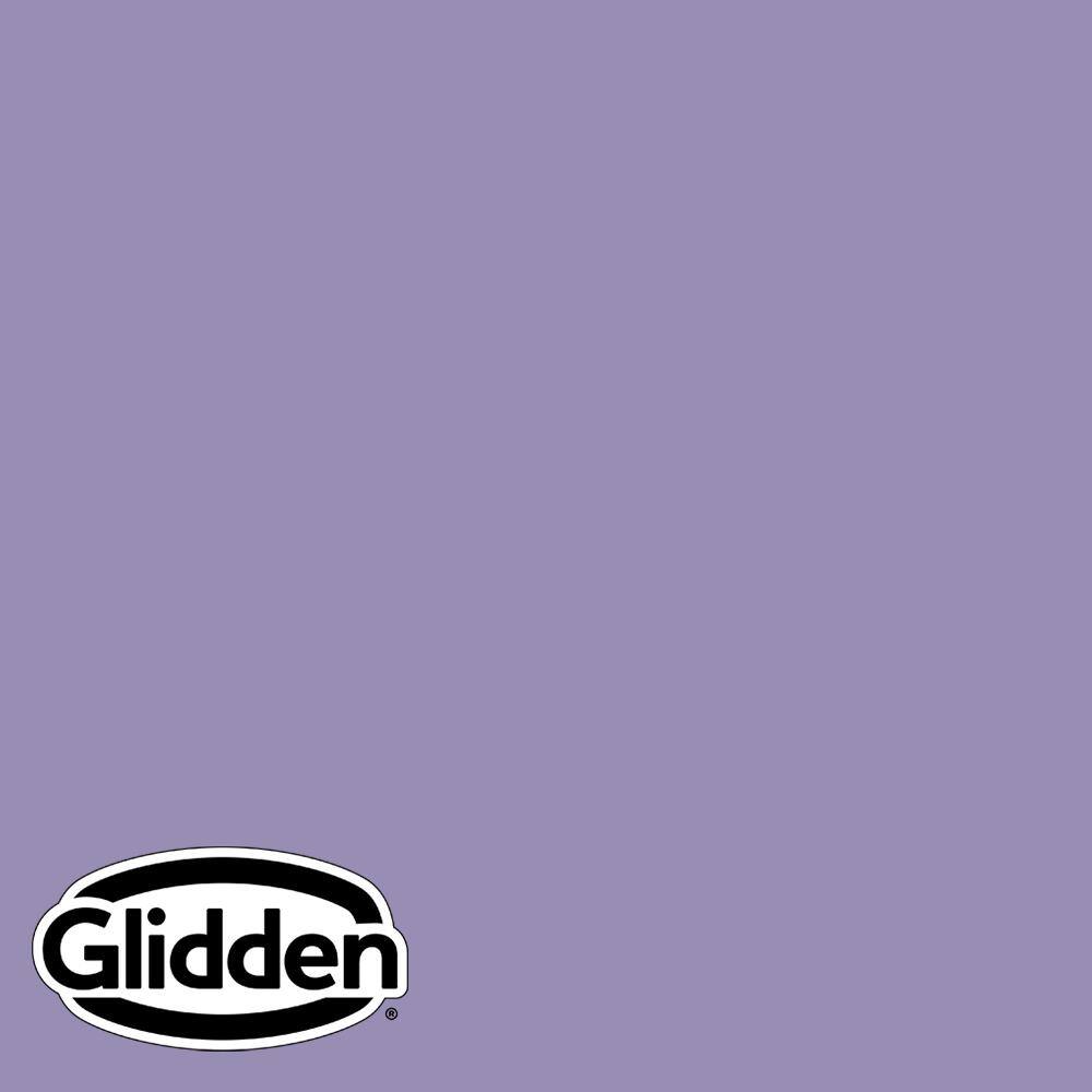 Glidden Premium 1 gal. PPG1175-5 French Violet Satin Exterior Latex ...