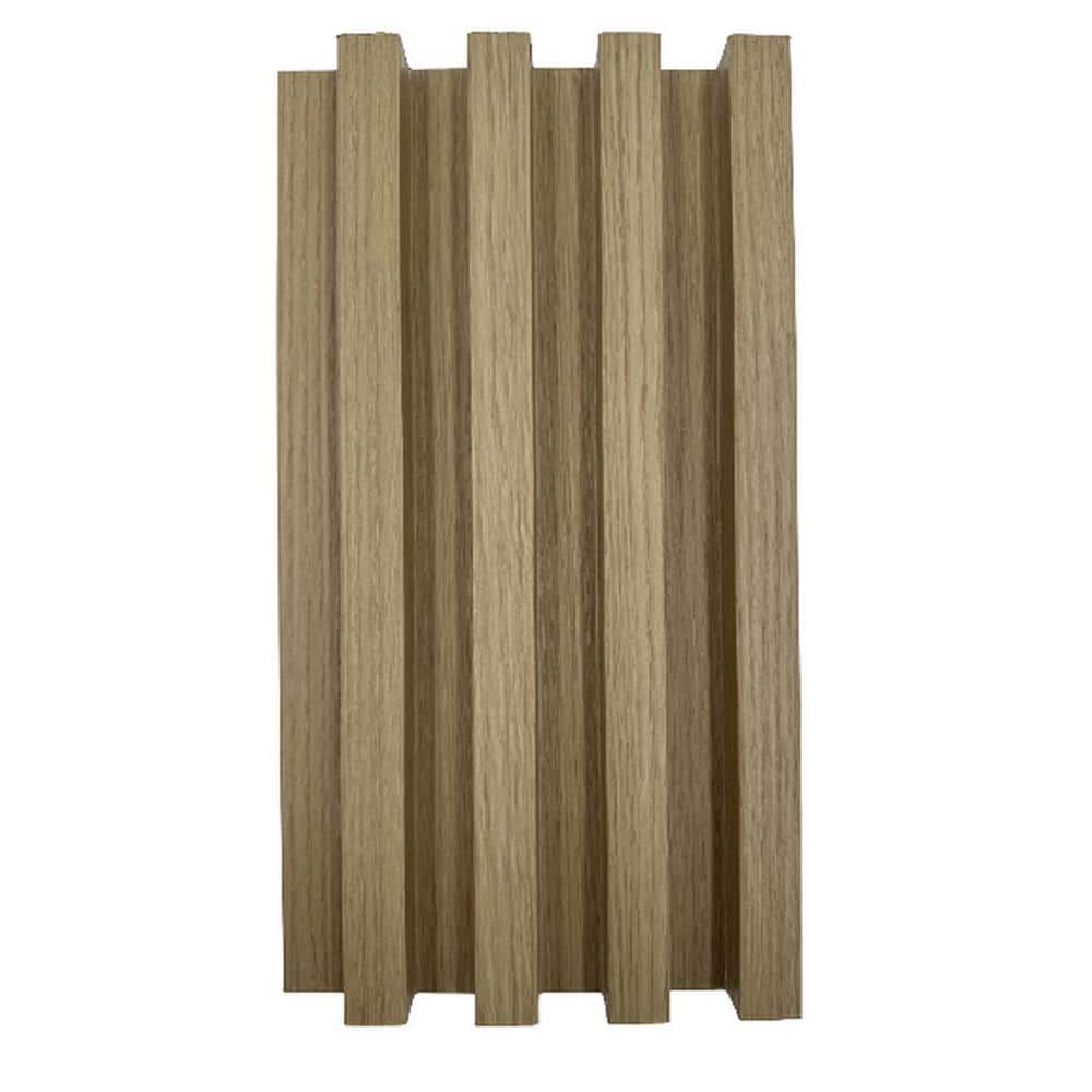 Ejoy 94.5 in. x 8.6 in. x 1 in. PVC Vinyl Indoor 4 Grid Cladding Panel ...