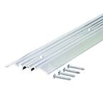 M-D Building Products Heavy Duty Fluted Top 4 in. x 87-1/2 in. Aluminum ...