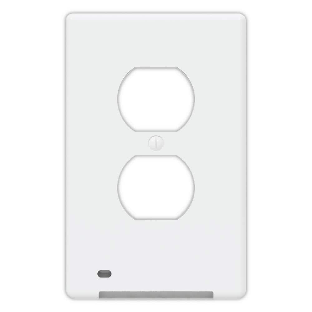 Reviews for GLOCOVER 1-Gang White Standard Duplex Outlet Plastic ...