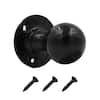 Everbilt Black Heavy-Duty Gate Knob 10264 - The Home Depot