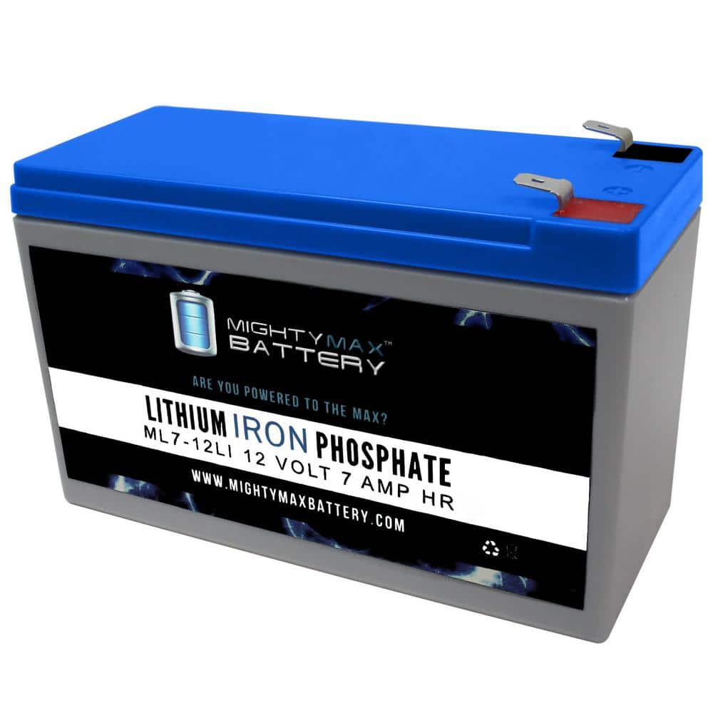 MIGHTY MAX BATTERY 12-Volt 7AH Lithium Battery Replaces Mighty Mule ...