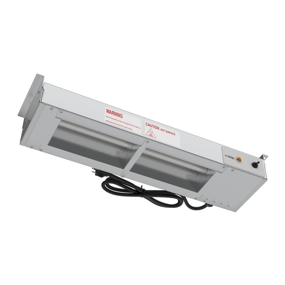 Koolmore 24 in. High Wattage Commercial Strip Warmer in Stainless Steel ...