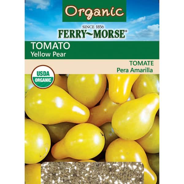 Ferry-Morse Yellow Organic Tomato Pear Seed 9539 - The Home Depot
