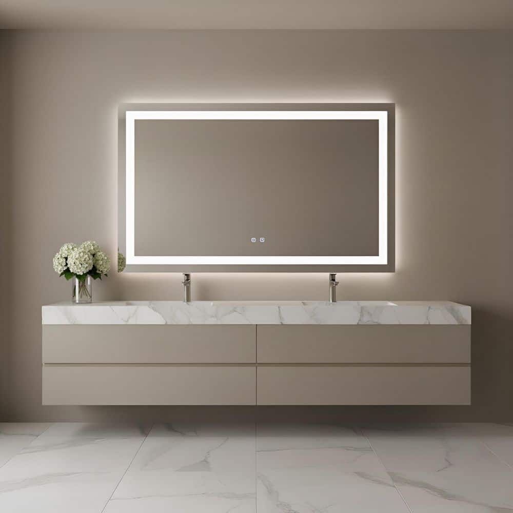Generation Lighting Mera 48 in. x 36 in. Bright White Integrated LED ...
