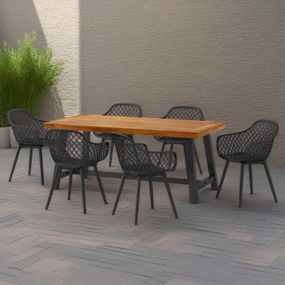 CHRISTOPHER KNIGHT HOME Miranth 7pc Outdoor Patio Dining Set ...