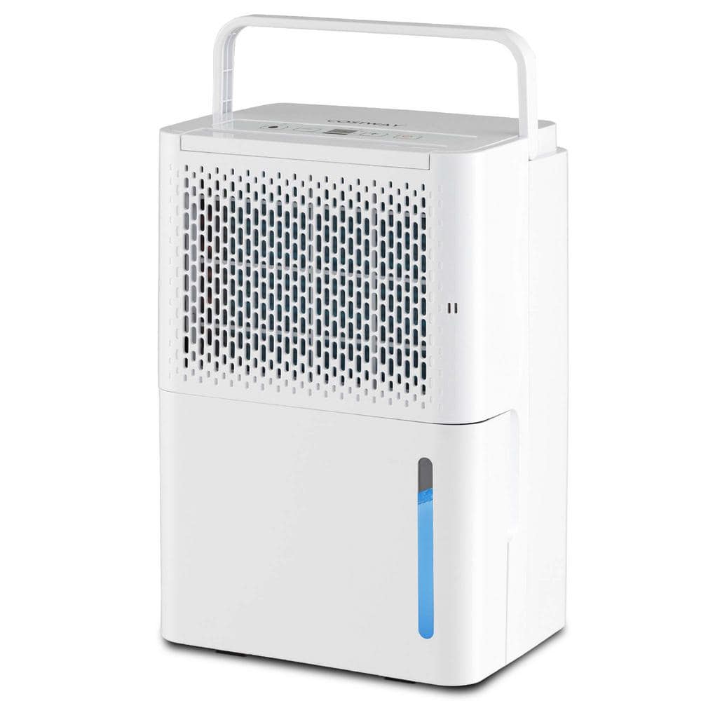 Costway 32 pt. 2000 sq. ft. Portable Dehumidifier with 3 Modes and 24H ...