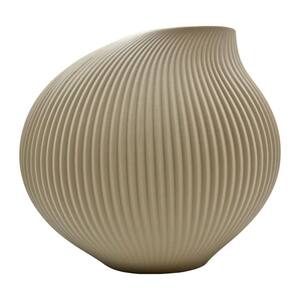 castellousa Gray 5.5 in. Contemporary Tapered Round Ceramic Vase CB ...