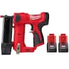 Milwaukee M12 12-Volt 23-Gauge Lithium-Ion Cordless Pin Nailer with Two ...