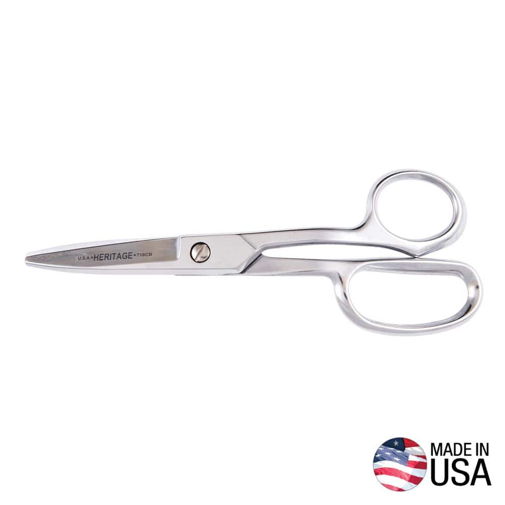 Klein Tools 8-7/8 in. Heavy Duty Shear with Curved Handle GP718CB - The ...