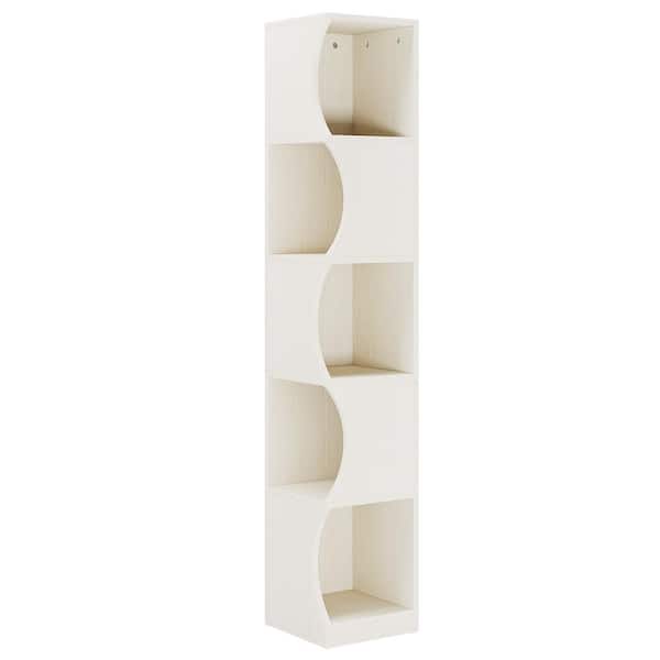 TRIBESIGNS WAY TO ORIGIN Fraley 67.3 in. Tall Beige Wood Free-Standing ...