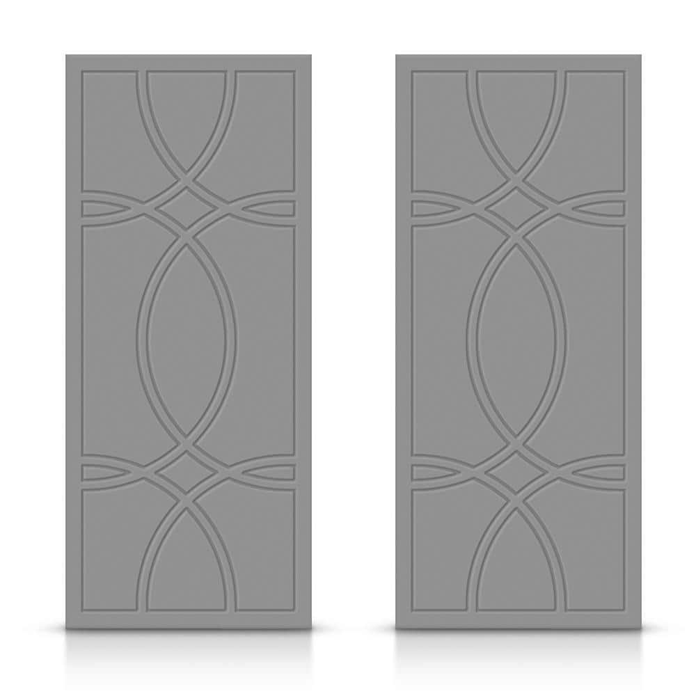Have a question about CALHOME 72 in. x 96 in. Hollow Core Light Gray ...