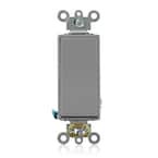 Leviton 15 Amp Decora Plus Commercial Grade 3-Way Rocker Switch, Gray ...