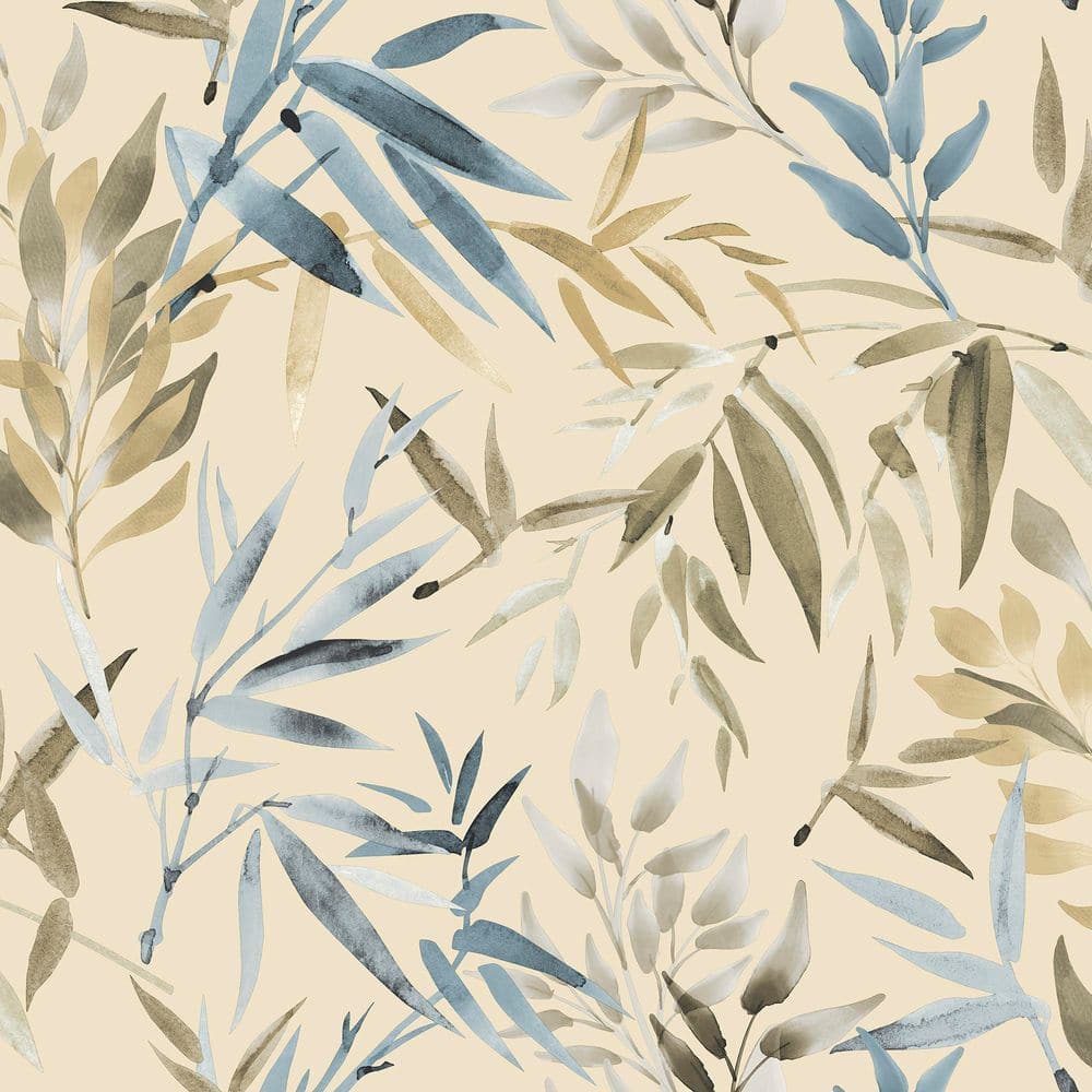 Veer Decor Painted Canopy Blue Wallpaper Sample 8252-AI3-S - The Home Depot