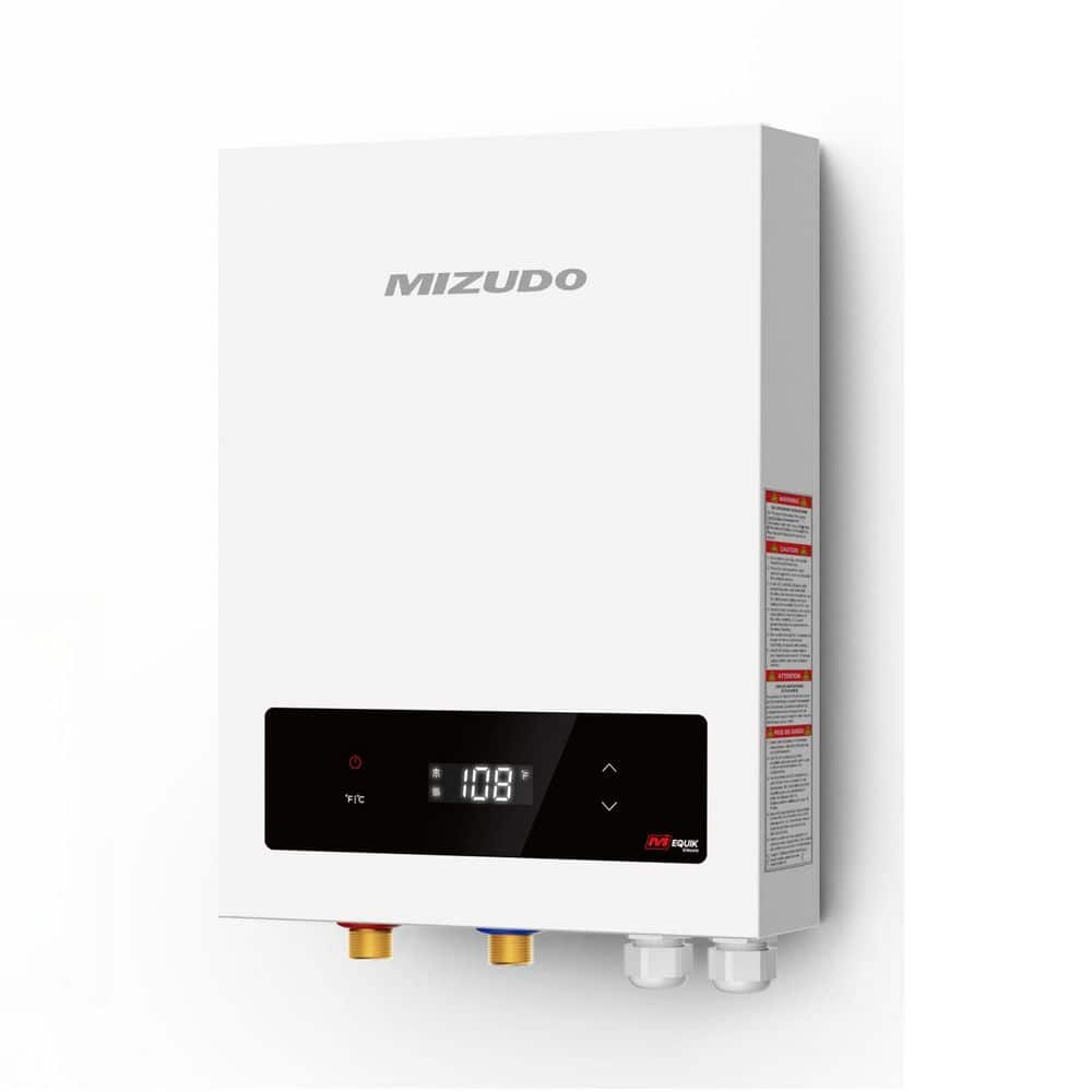 MIZUDO EQUIK Classic 18 kW 3.0 GPM 240-Volt Touch Screen Residential ...