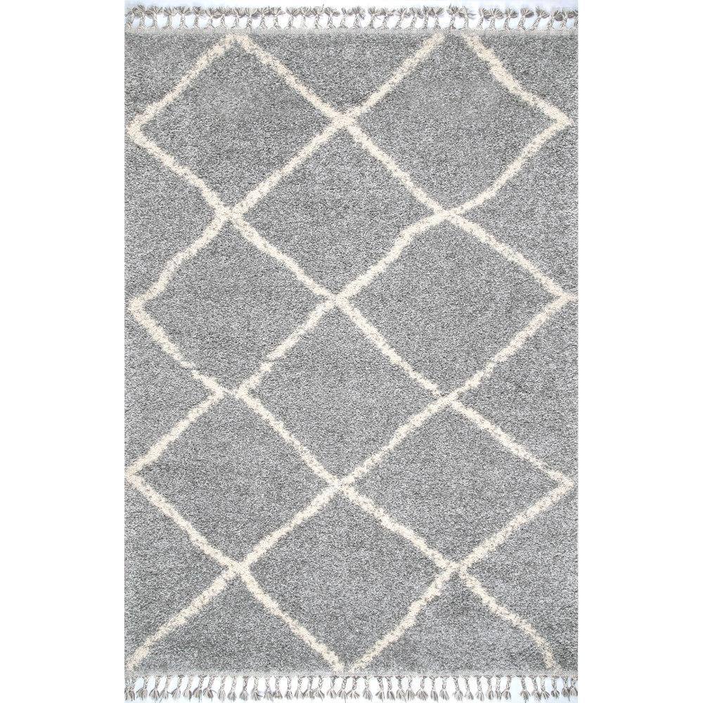 nuLOOM Jessie Gray 3 ft. x 8 ft. Moroccan Runner Rug GCDI08B-2808 - The ...