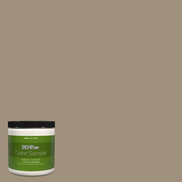 BEHR PREMIUM PLUS 8 oz. #750D-5 Desert Shadows Semi-Gloss Interior ...