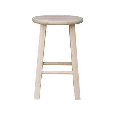 Unfinished Wood Bar Stools The Home Depot