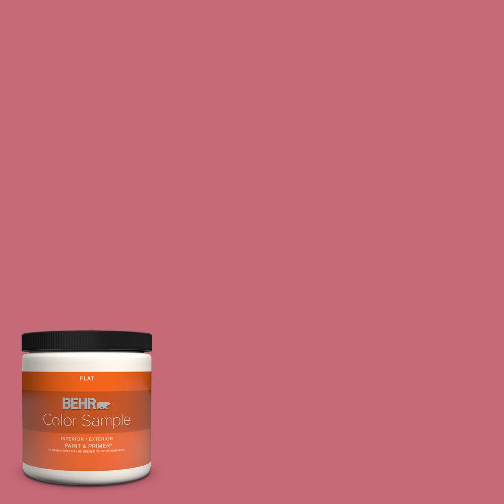 BEHR PREMIUM PLUS 8 oz. #P140-5 Lovebirds Flat Interior/Exterior Paint ...
