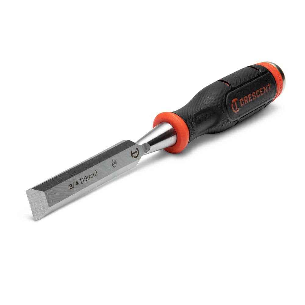 Crescent 3/4 in. Wood Chisel with Grip and Striking End Cap CWCH34 ...