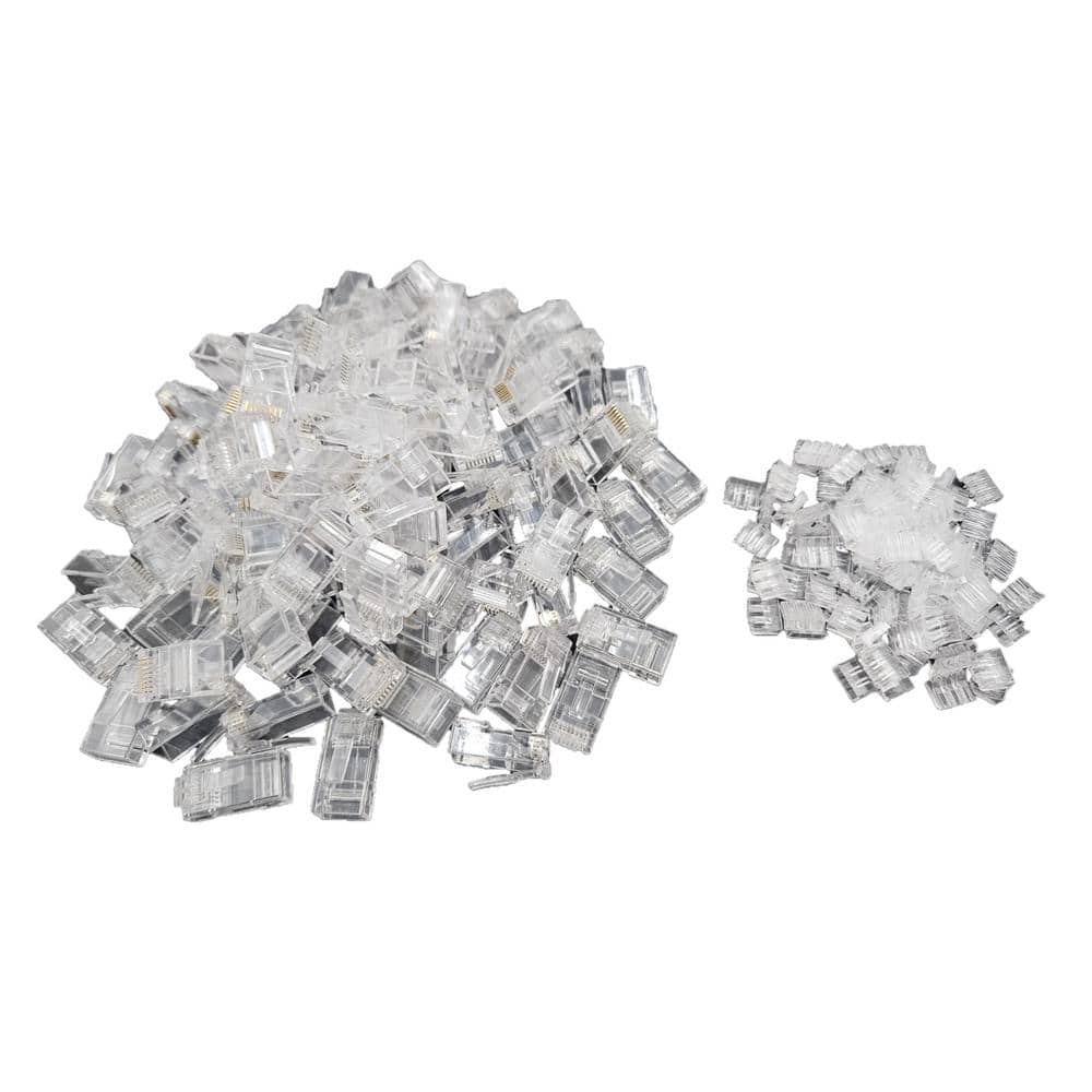 Micro Connectors, Inc Cat6/6A RJ45 Connectors for Slim Stranded (28AWG ...