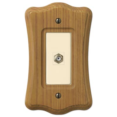 AMERELLE Austin 3 Gang Toggle Wood Wall Plate - Tavern Oak-176TTT - The ...