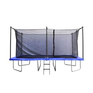 8 ft. x 14 ft. Outdoor Rectangular Tumbling Trampoline For Kids And ...
