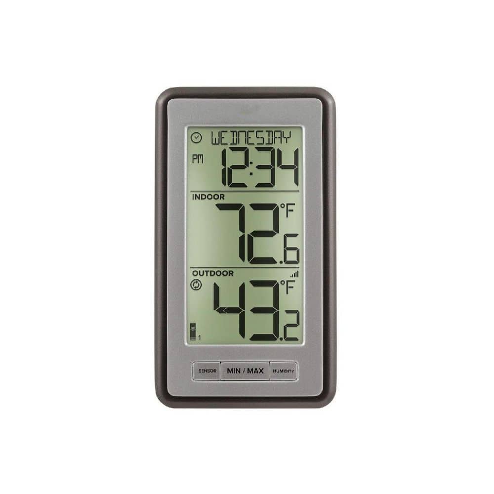 Digital Outdoor Thermometer, Temperature Humidity Monitor HP01DNIIOS ...
