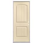 Masonite 36 in. x 80 in. Cheyenne 2-Panel Left Hand Inswing Primed ...