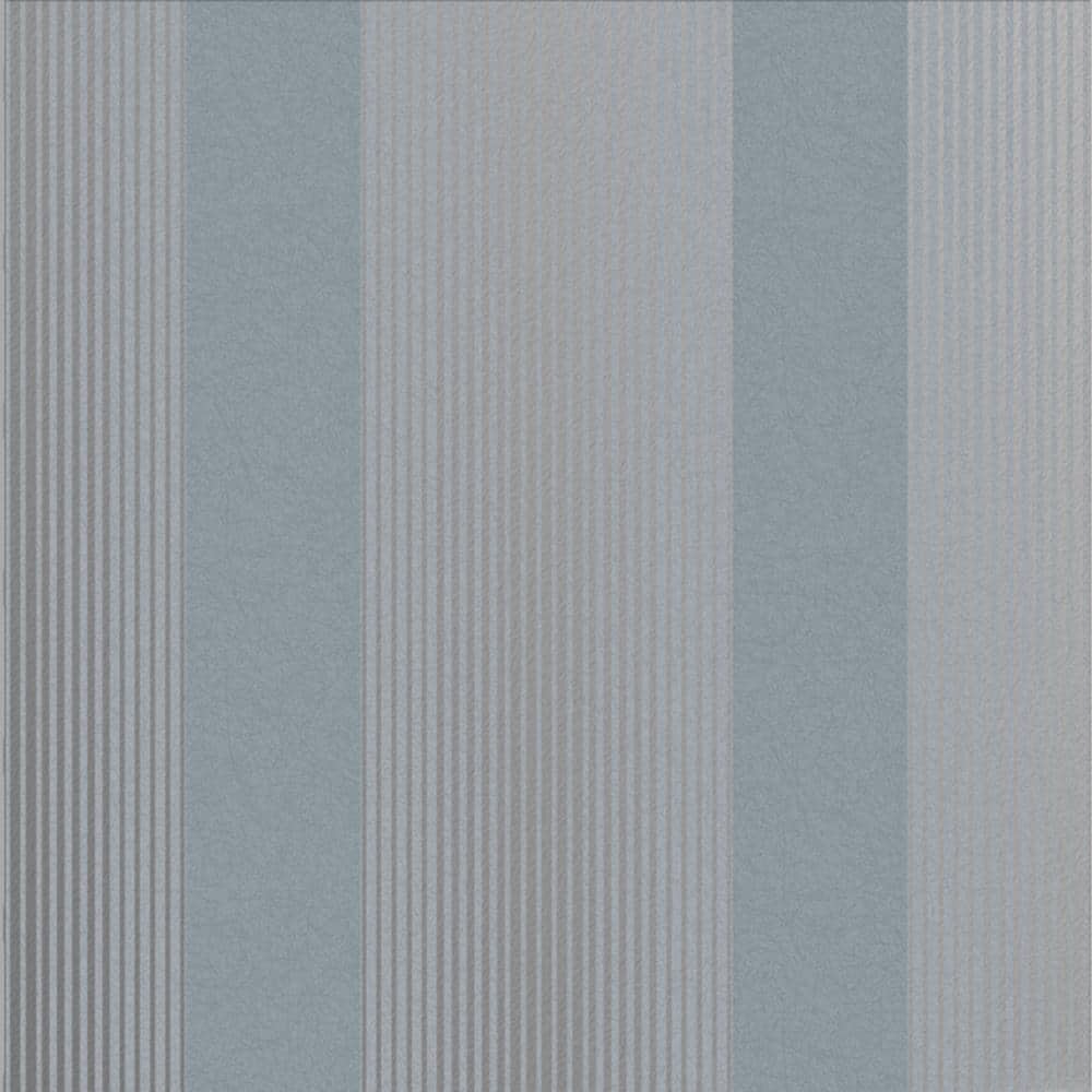 Graham & Brown Lagom Stripe Deep Sky Wallpaper 106764 - The Home Depot