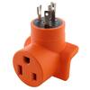AC WORKS AC Connectors L6-30P 30 Amp 250-Volt Locking Plug to 6-50 Welder Connector WDL630650 ...