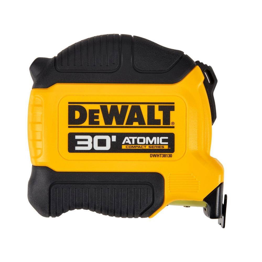 DEWALT ATOMIC 30 Ft X 1 1 8 In Tape Measure DWHT38130S The Home Depot DEWALT ATOMIC 30 Ft X 1 1 8 In Tape Measure DWHT38130S The Home Depot