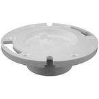 JONES STEPHENS 7 in. D x 1/2 in. Plastic Thick Closet Flange Extender ...