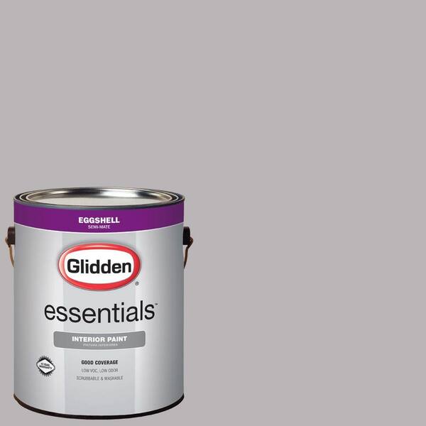 Glidden Essentials 1 gal. #HDGCN57D Hazy Grey Eggshell Interior Paint ...