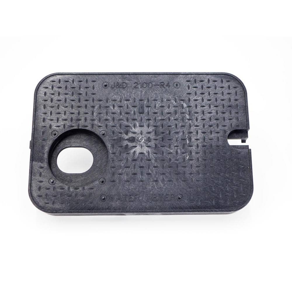 15 in. x 10 in. x 1.75 in. Automatic Reader Square Meter/Valve Box Lid ...