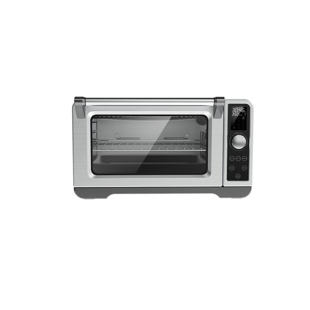 Galanz 1.1 cu. ft. 1800-Watt 6-Slice Stainless Steel Toaster Oven with ...