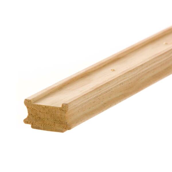 WeatherShield Pressure-Treated 2 in. x 3 in. x 6 ft. Pine Molded Rail ...