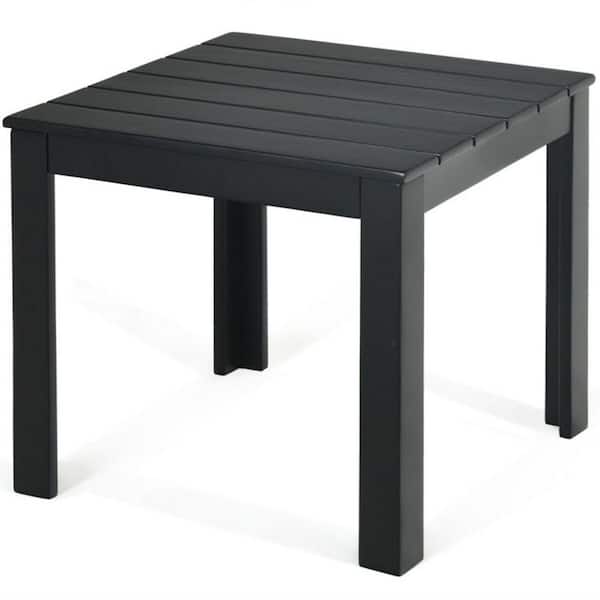 Kadehome Acacia Wood Waterproof Square Outdoor Coffee Bistro Table for ...