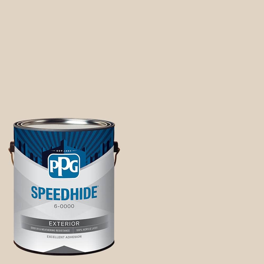 SPEEDHIDE 1 gal. PPG14-21 Wheat Sheaf Satin Exterior Paint PPG14-21SX ...